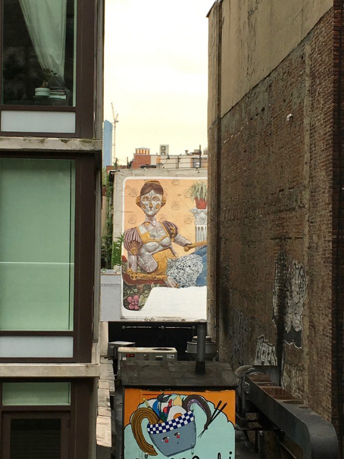 Mit Teenager in New York. Seltsame Begegnung im High Line Park ...