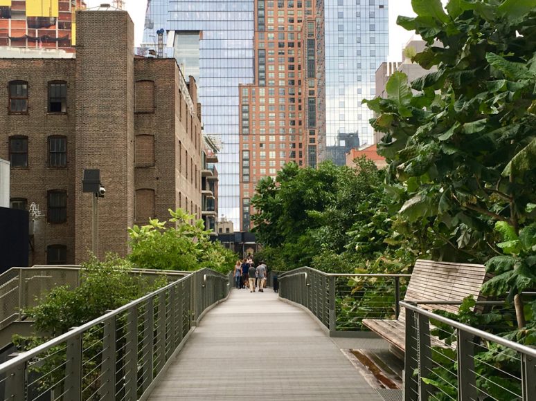 Mit Teenager in New York. Seltsame Begegnung im High Line Park ...